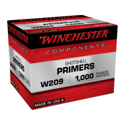 Winchester Shotgun Primer W209 - 100ct*Cannot ship outside Canada ...
