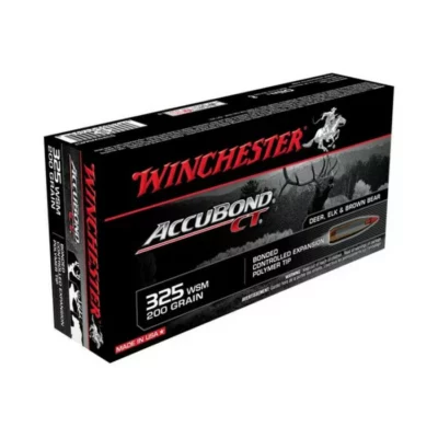 Winchester Expedition 325 WSM Rifle Ammo 200 Gr, Accubond CT 2950 FPS ...