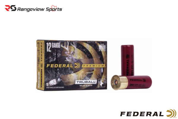 Federal Premium Vital-Shok Truball Rifled Slug, 12Ga 3" HP Slug 1oz ...
