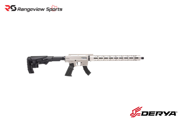 Derya TM22 Rimfire Rifle, White 22 LR 18" Barrel with Threaded Muzzle ...
