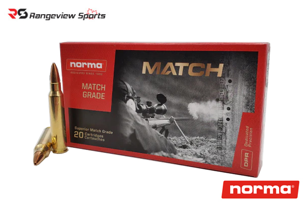 Norma Golden Target Match 223 Rem Rifle Ammo, 77Gr Sierra Matchking ...