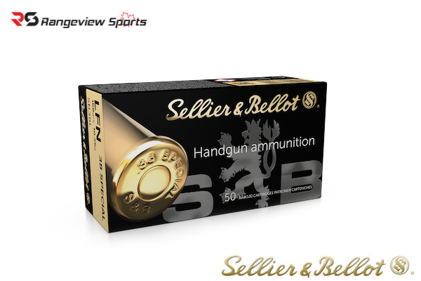 Sellier & Bellot 38 Special Revolver Ammo, 158Gr LFN - 50Rds ...