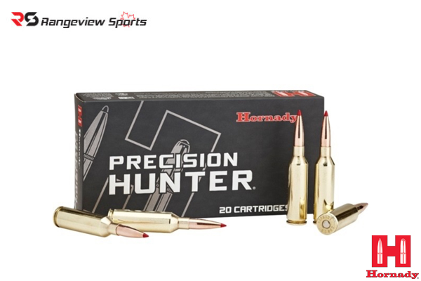 Hornady Precision Hunter 7mm-08 Rem Rifle Ammo, 150Gr ELD-X - 20Rds - Rangeview Sports Canada