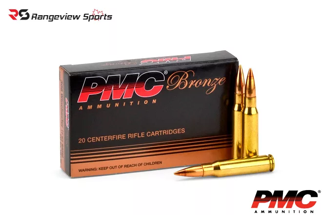 PMC Bronze 308 Win Rifle Ammo, 150Gr PSP - 20Rds - Rangeview Sports Canada