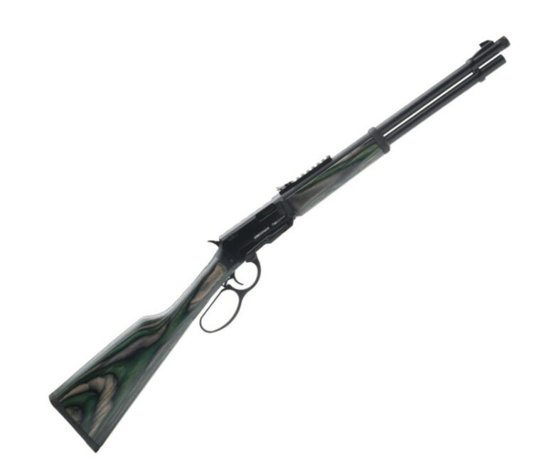 Derya TM22 Magazine Fed Lever Action Rifle, 18'' Threaded Barrel, Green ...