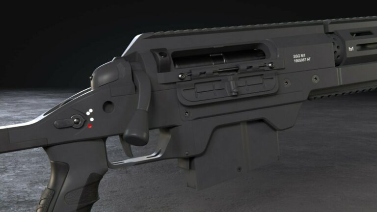 Steyr Arms SSG M1 Multi-Caliber Bolt Action Sniper Rifle, 338 Lapua Mag ...